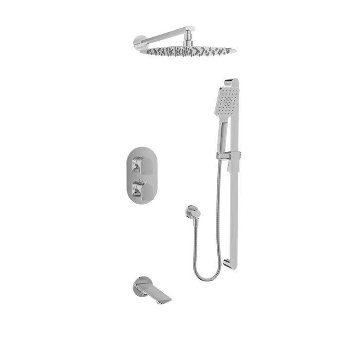 Baril PRO-4326-56-NS Accent Complete Thermostatic Pressure Balanced Shower Kit - Non-Shared Ports