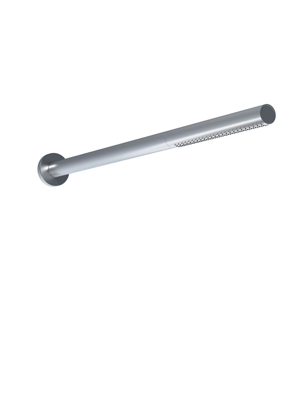 Vola 080ST+200 Cylindrical Shower Head And Arm with Flange- 27-1/2" Length