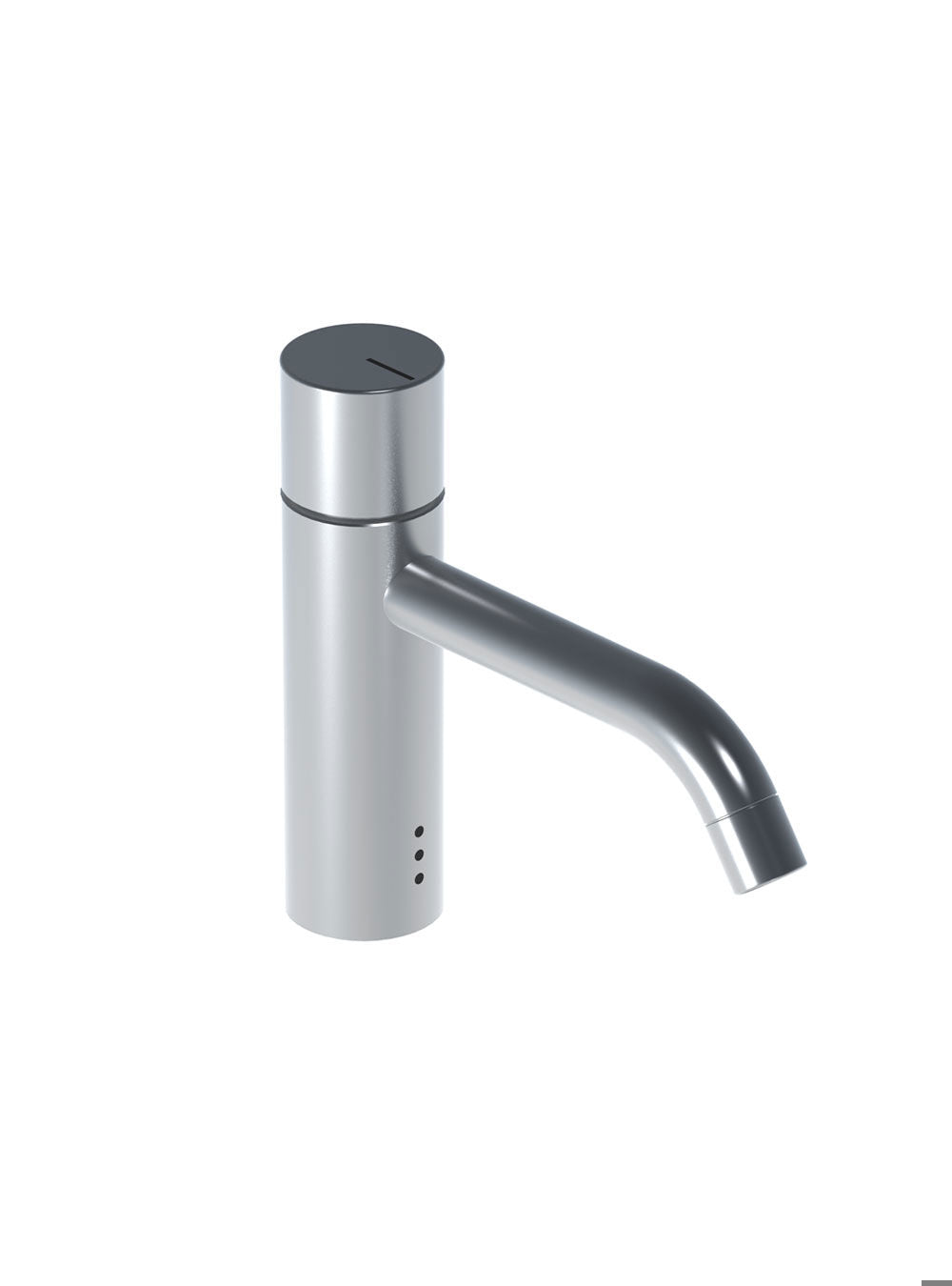 Vola HV1E/150 Deck-Mounted Basin Faucet with Electronic On-Off Sensor for Hands-Free Operation ...