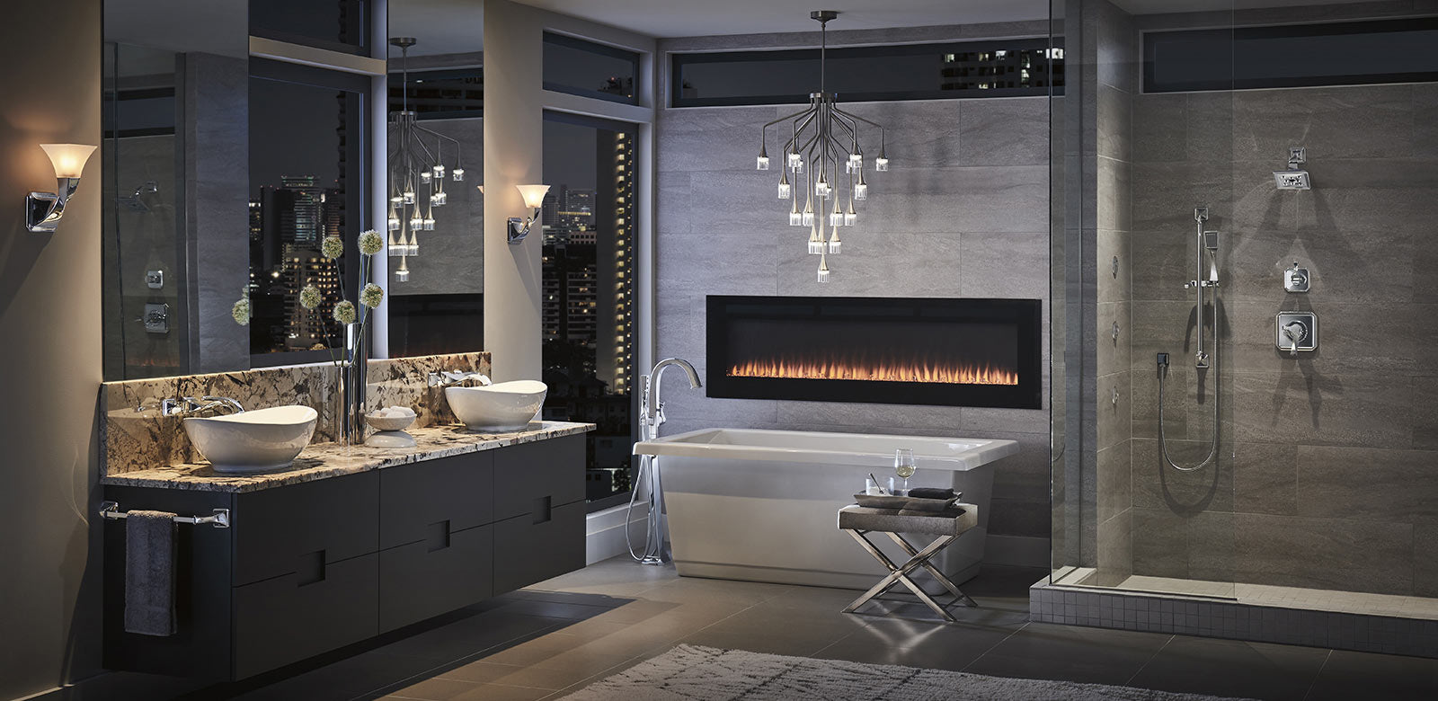 Virage Bath Collection by Brizo - Sculptural Bath Fixtures