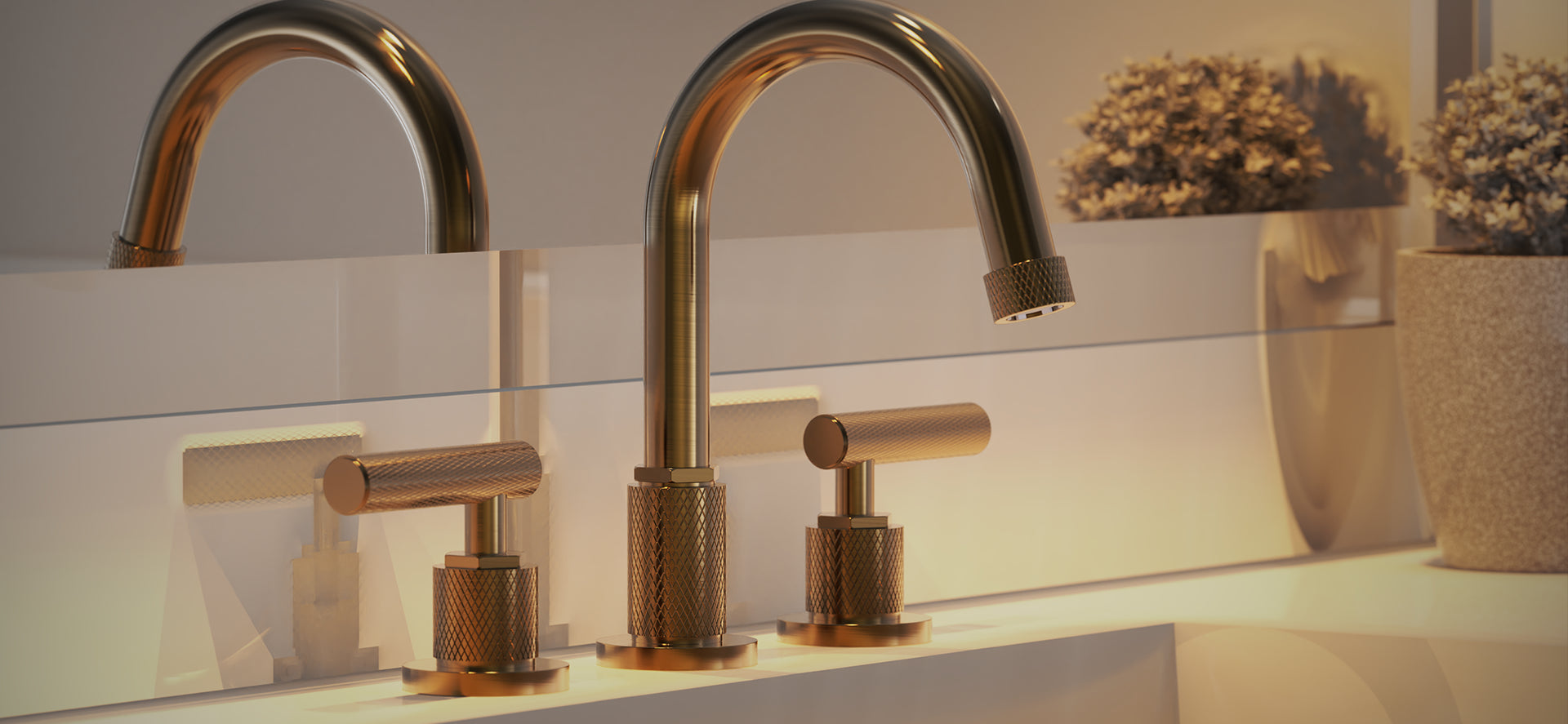 Dustrie by Phylrich - Bold Architectural Bath Fixtures and Accessories