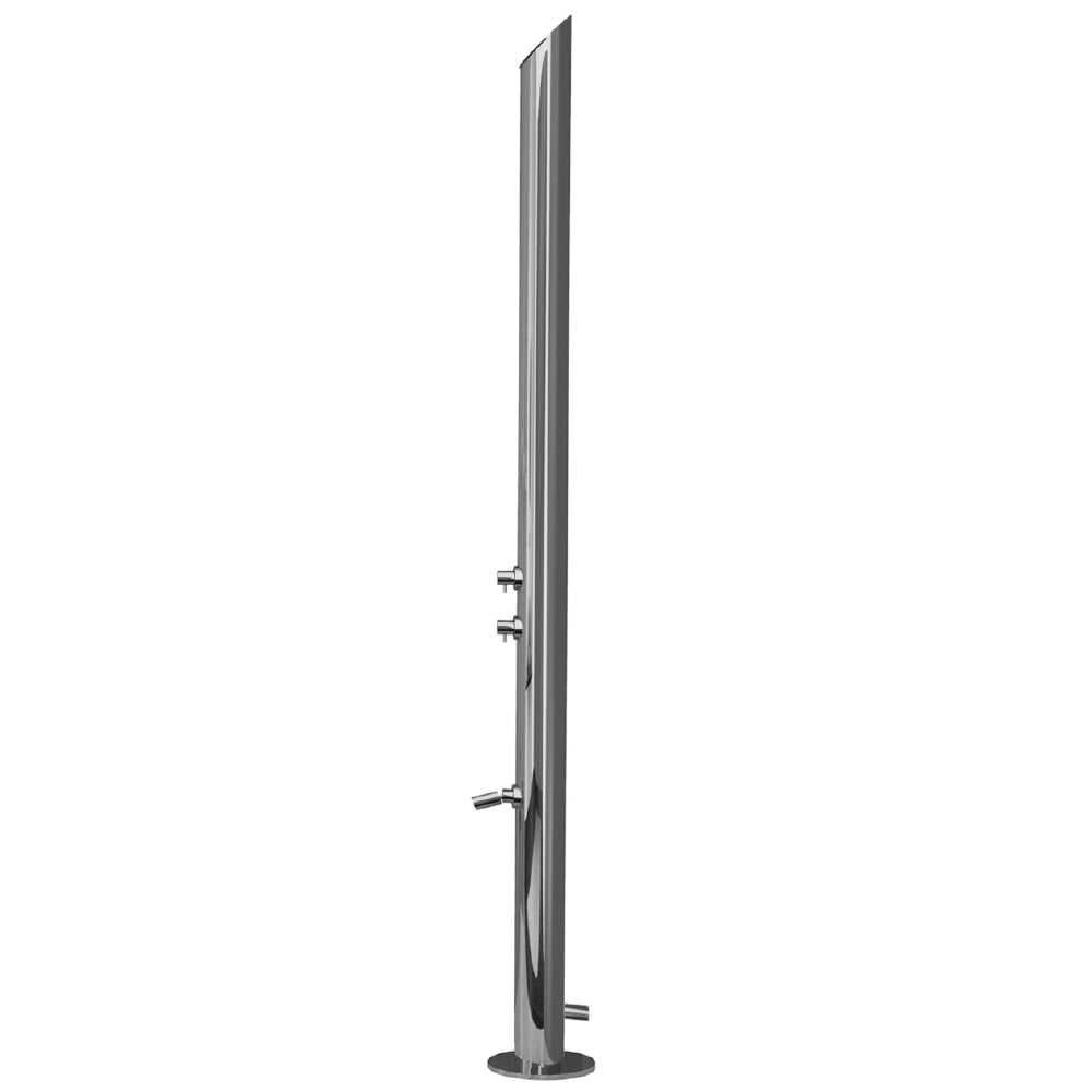 Jaclo 1805-PSS Aqua Adagio Outdoor Shower Column-Exposed - Polished Chrome