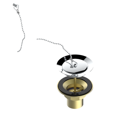 THG Paris G00-363 General Products Sink Waste with Metal Plug