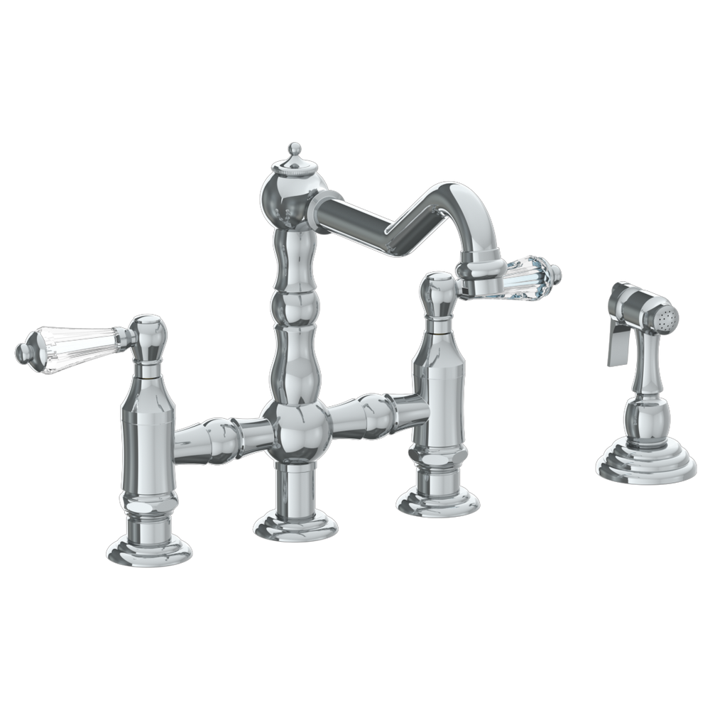 Watermark 206-7.6-SWA Paris Kitchen Deck Mounted Bridge Kitchen Faucet ...