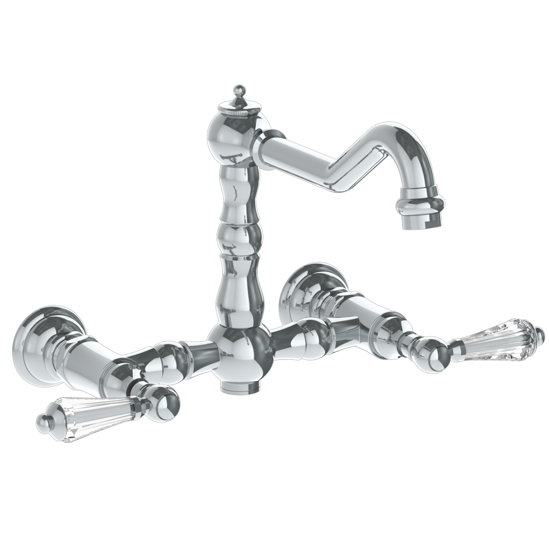 Watermark 206-7.7-SWA Paris Kitchen Wall Mounted Bridge Kitchen Faucet