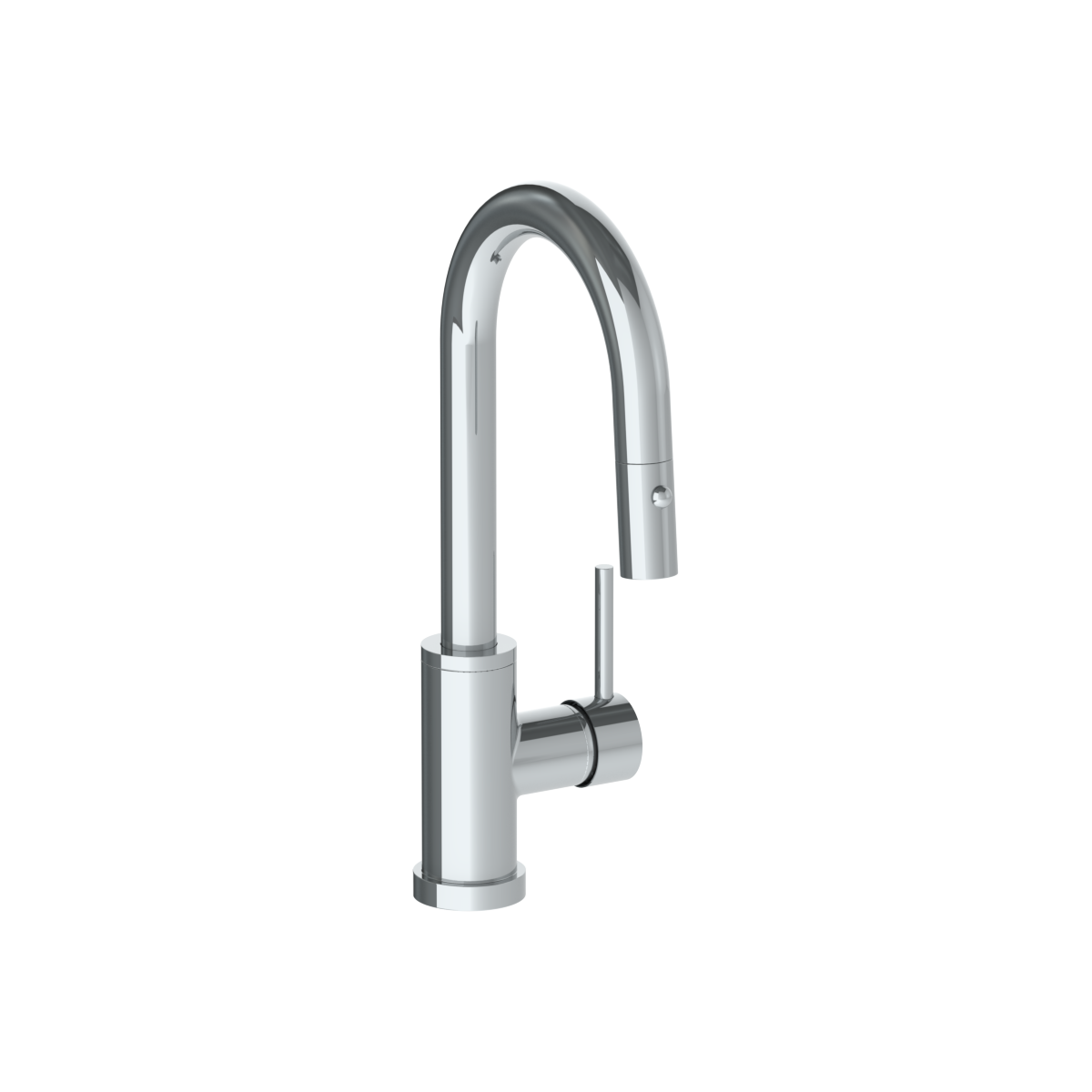 Watermark 22-9.3PG2-TIB Titanium Kitchen Deck Mounted 1 Hole Gooseneck ...