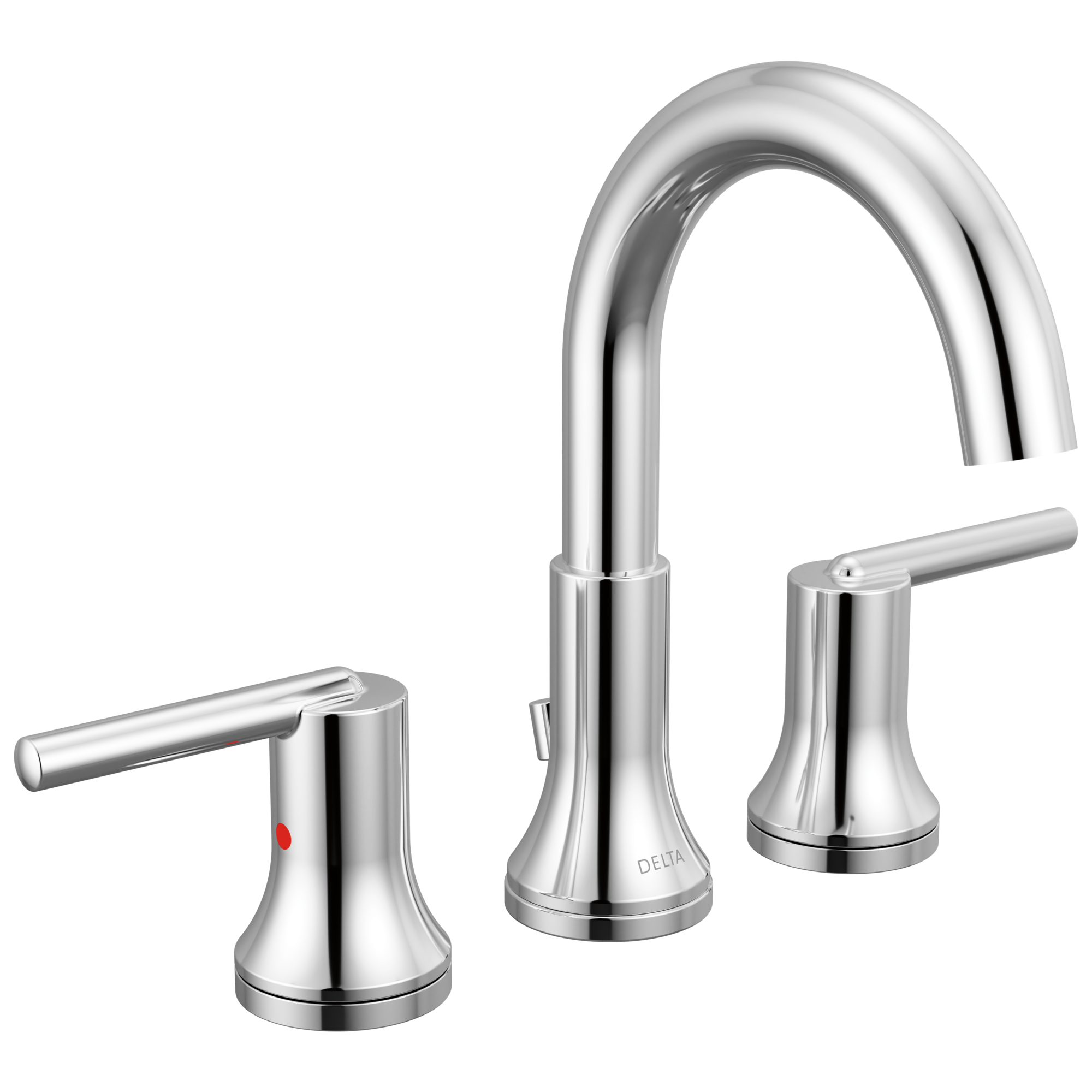 Delta 3559 Trinsic Two Handle Widespread Bathroom Faucet