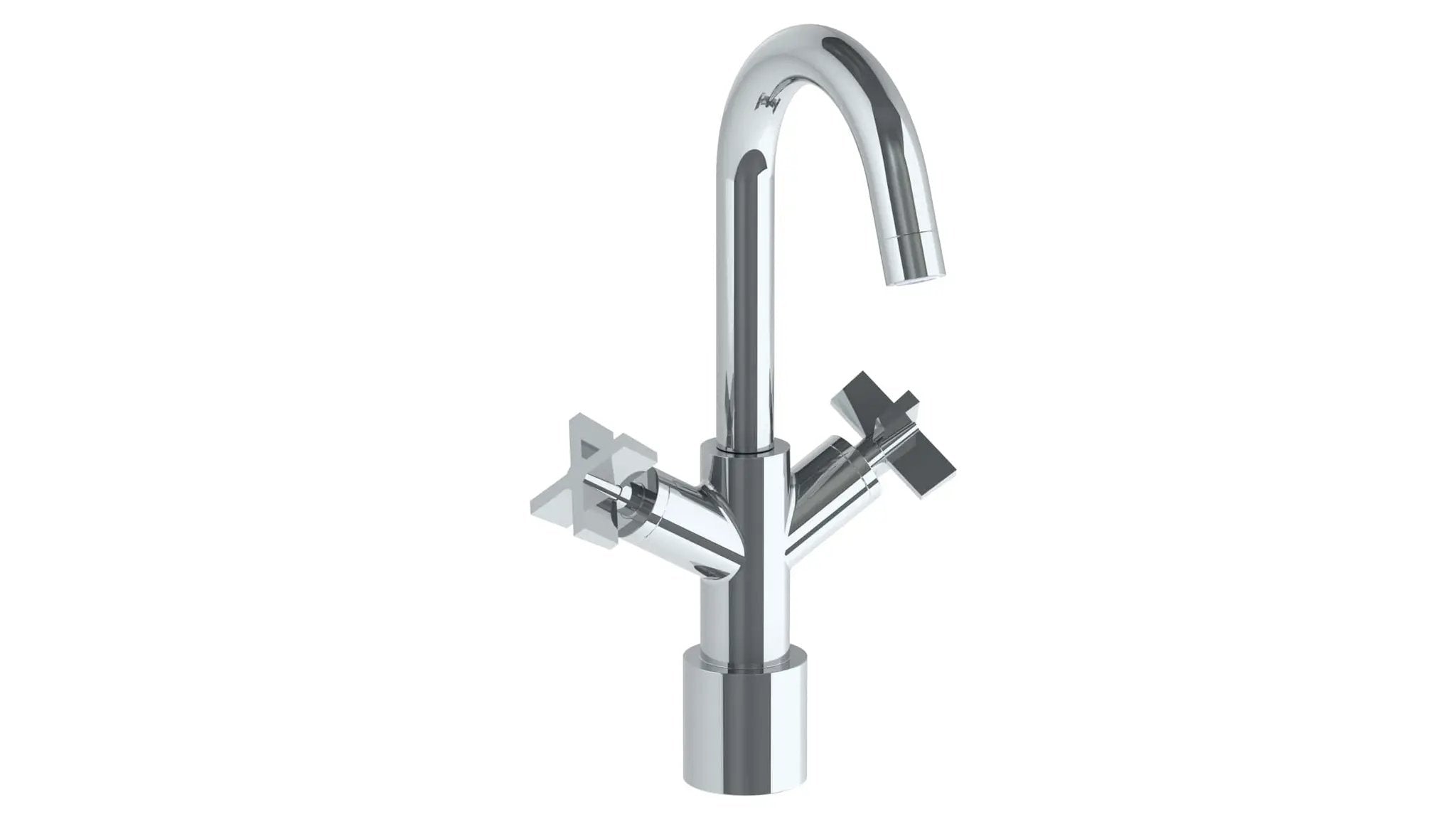 Watermark 37-1X-BL3 Blue Deck Mounted 2 Handle Extended Monoblock ...