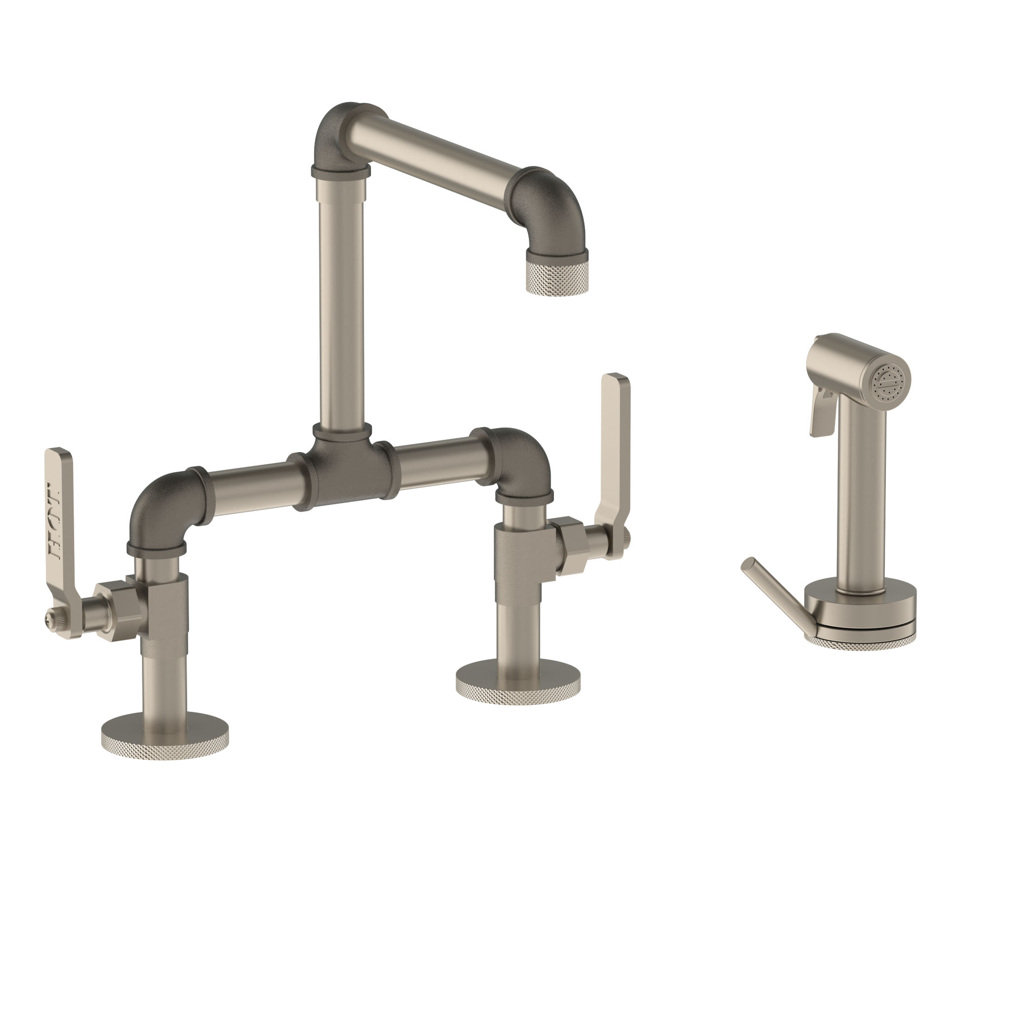 Watermark 38-7.65-EV4 Elan Vital Kitchen Deck Mounted Bridge Kitchen ...