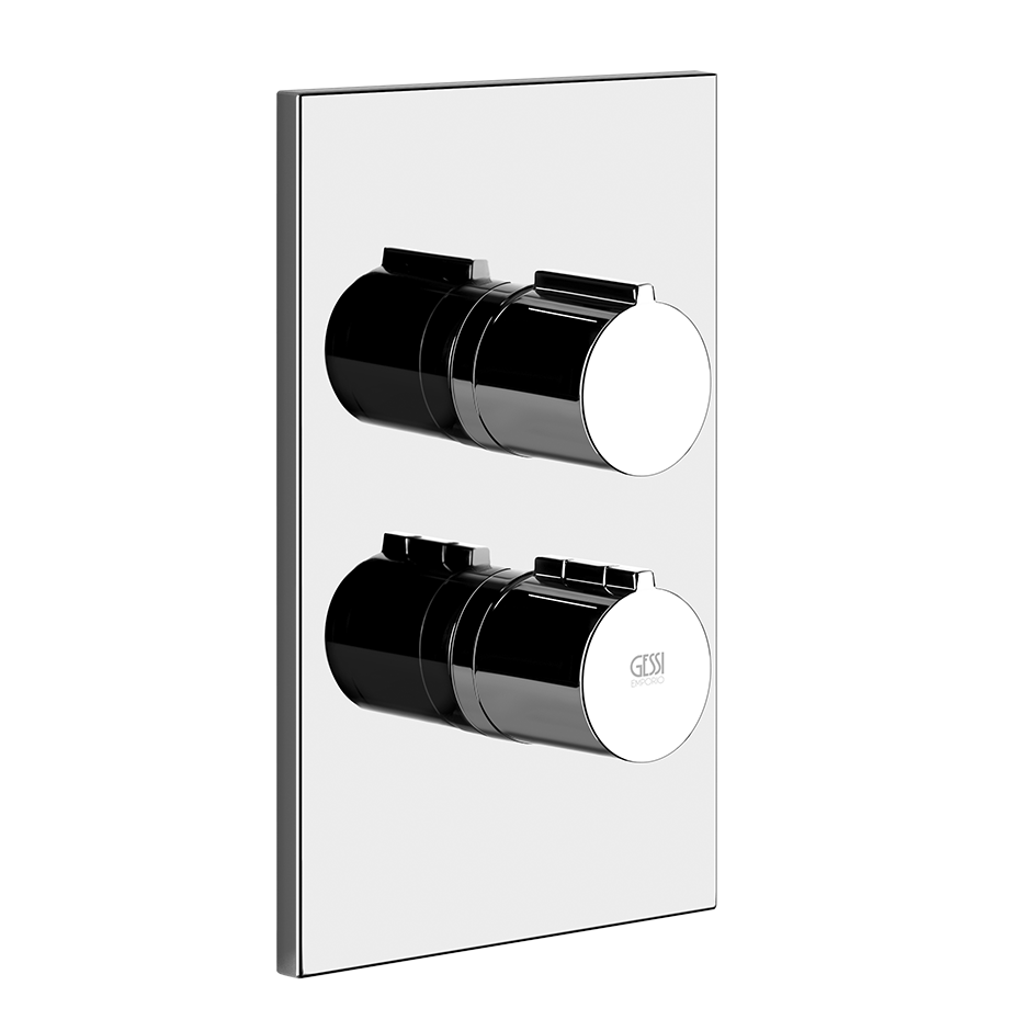 Gessi 38798 Emporio External Parts for 2-Way Thermostatic Diverter and ...