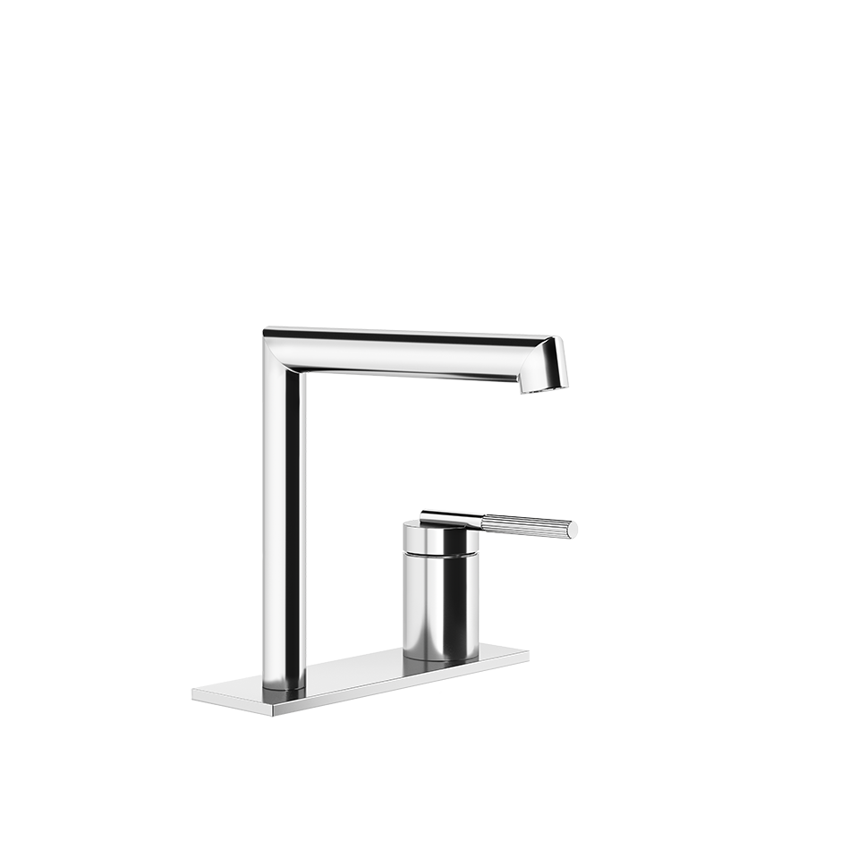 Gessi 63515 Ingranaggio Deck Mounted Washbasin Mixer with Separate ...