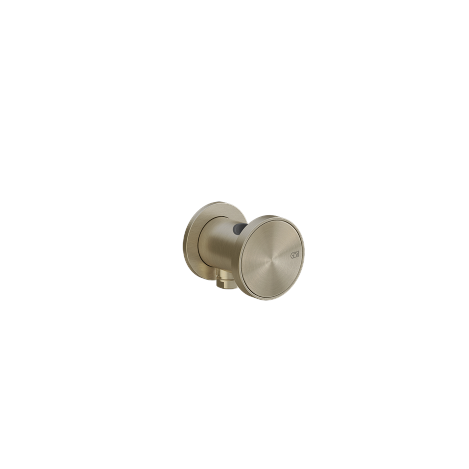 Gessi 66161 Origini Wall Elbow with Built In Water Intake and Fixed Hook