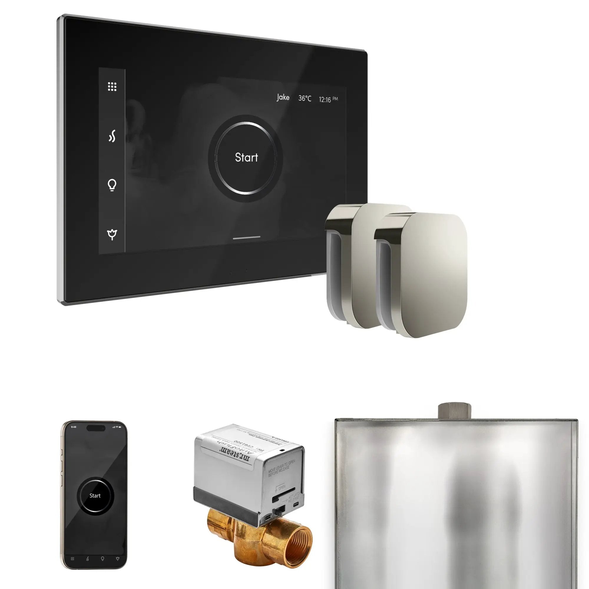 Mr Steam BX XButler Max Steam Shower Control Package with iSteamX ...
