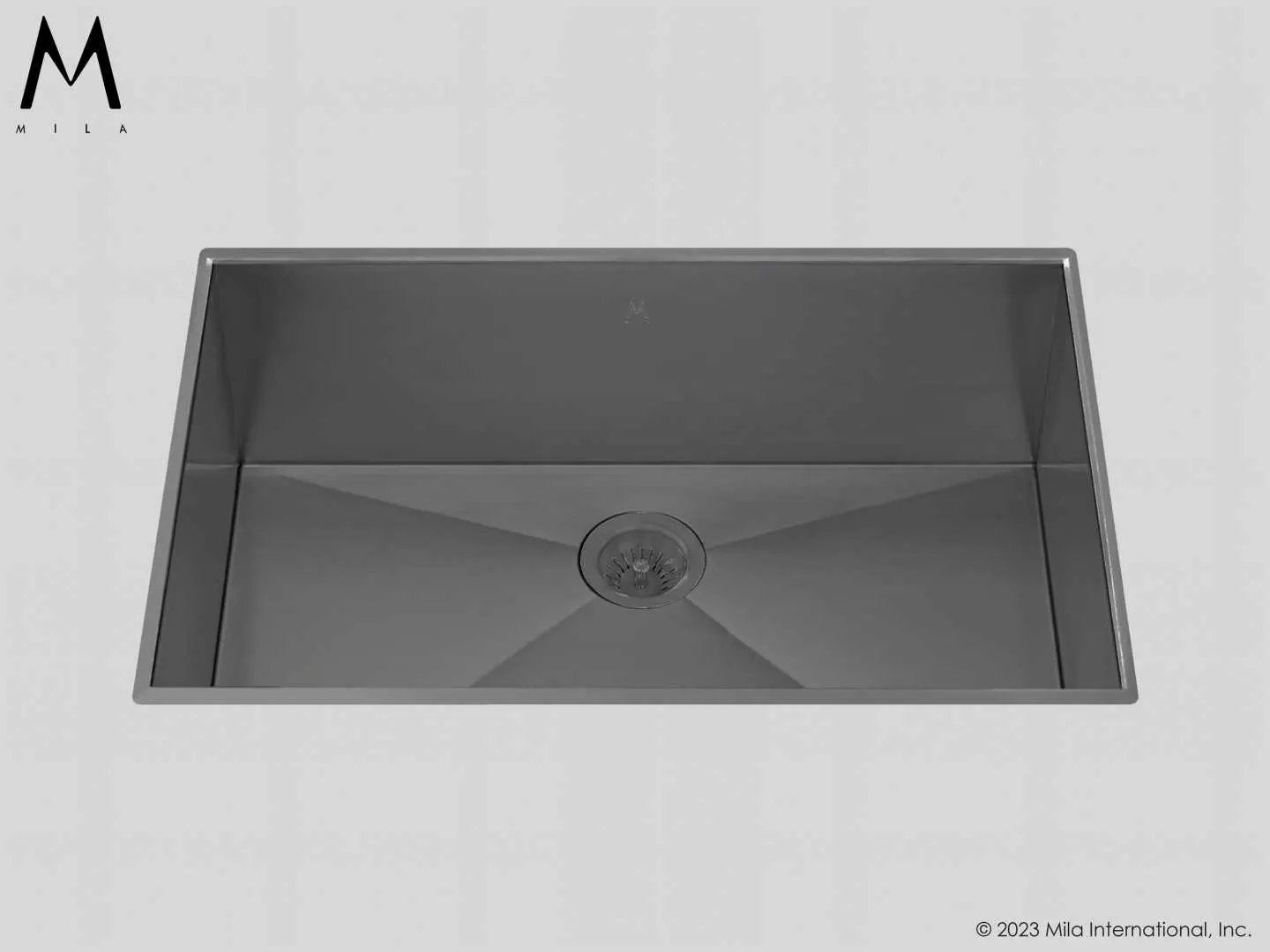 Mila MPOFS-656 PROFILE Low Profile Single Bowl Flush-Mount 32 x 17.5 ...