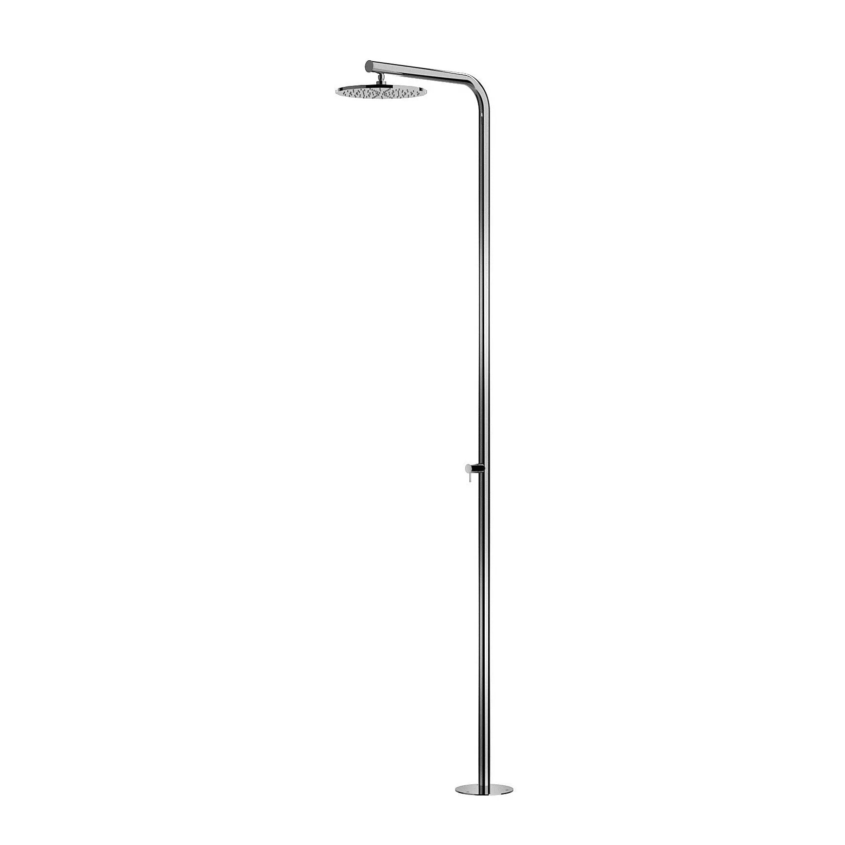 Outdoor Shower Company FTA-C40-HC Classy Free Standing Hot & Cold ...