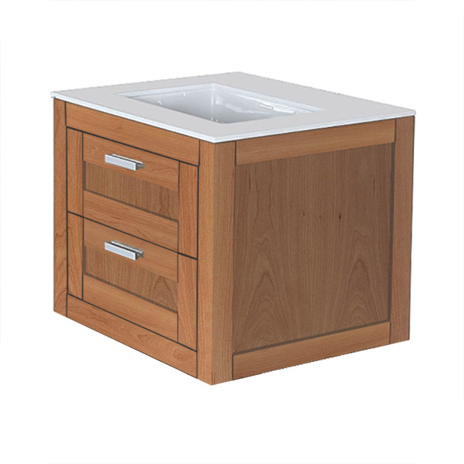 Lacava stl-w-24b Stile 24" Wall-Mount Under-Counter Vanity