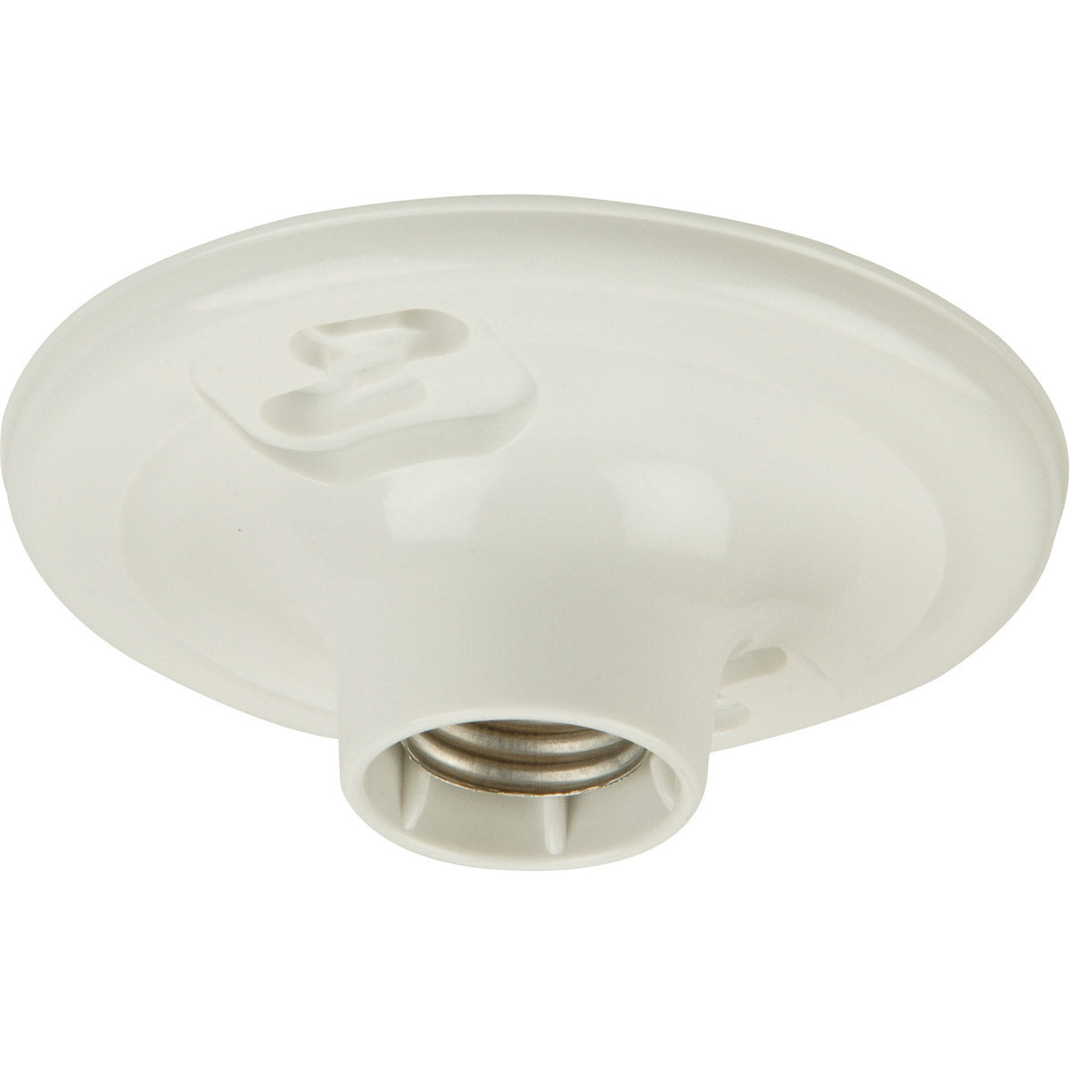 Craftmade K212-P Plastic Keyless 1 Light Socket Lamp Holder - White