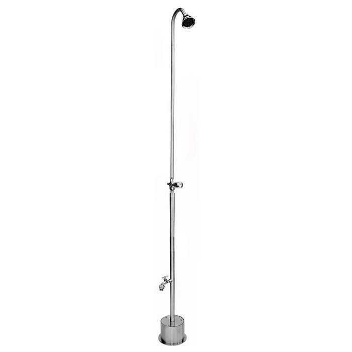 Outdoor Shower Company PS-1000-ADA Free Standing Single Supply Shower ...