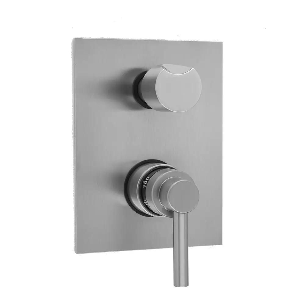 Jaclo T7572-TRIM Rectangle Plate with Contempo Low Lever Thermostatic ...
