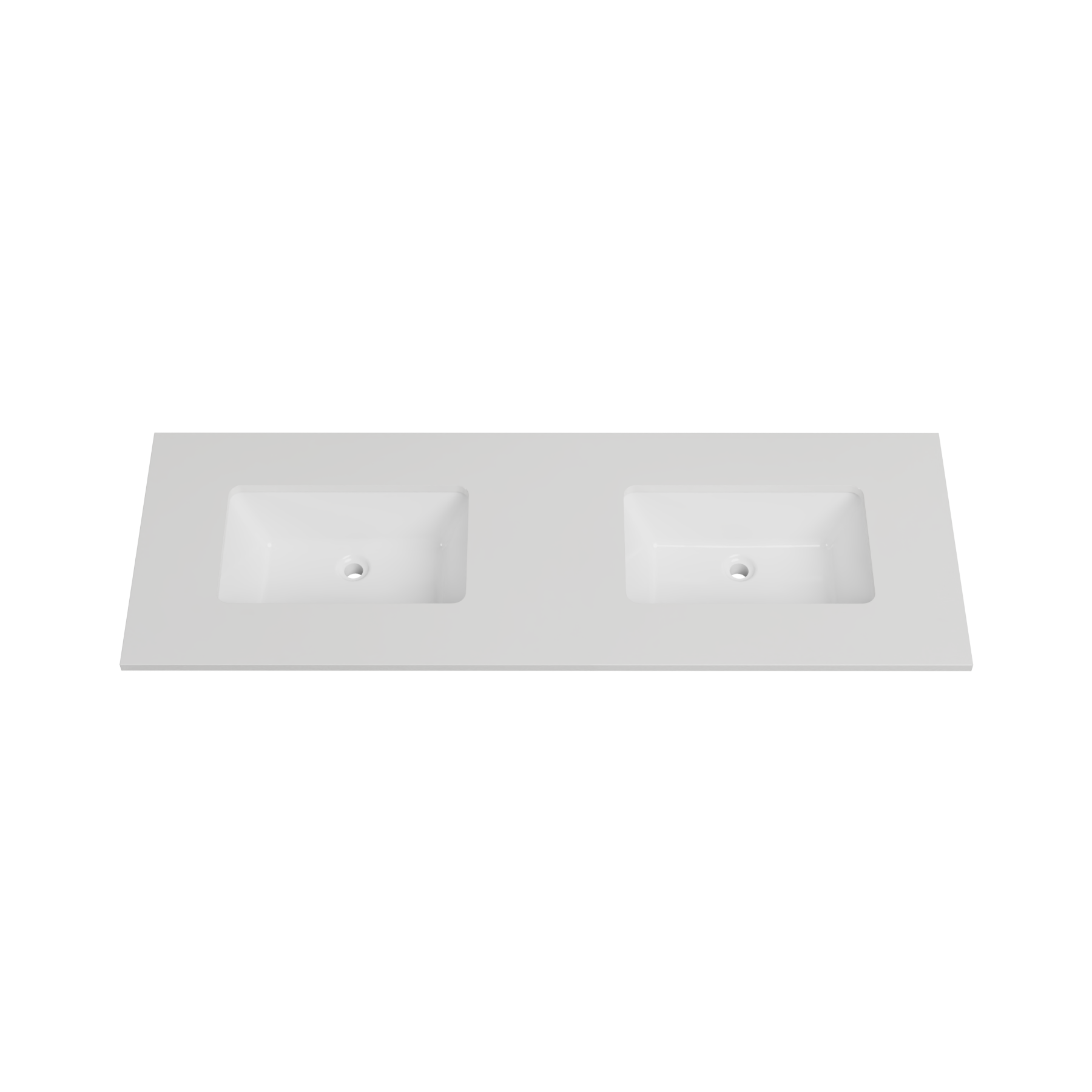 Timberline TP-QUU-61-22-D 61 Inch Quartz Top with Undermount Sink ...