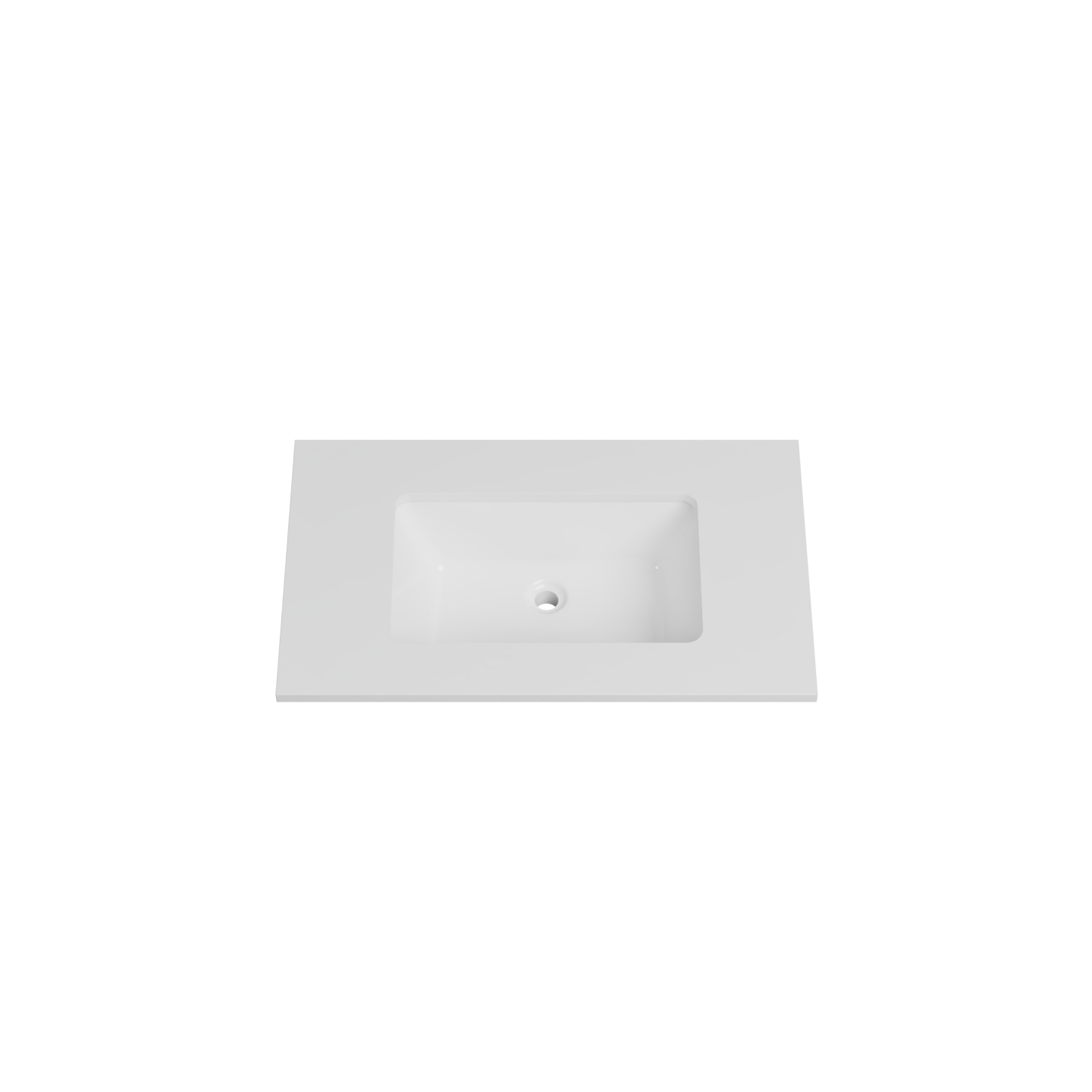 Timberline TP-SSU-31-19-C 31 Inch Solid Surface Top with Undermount ...