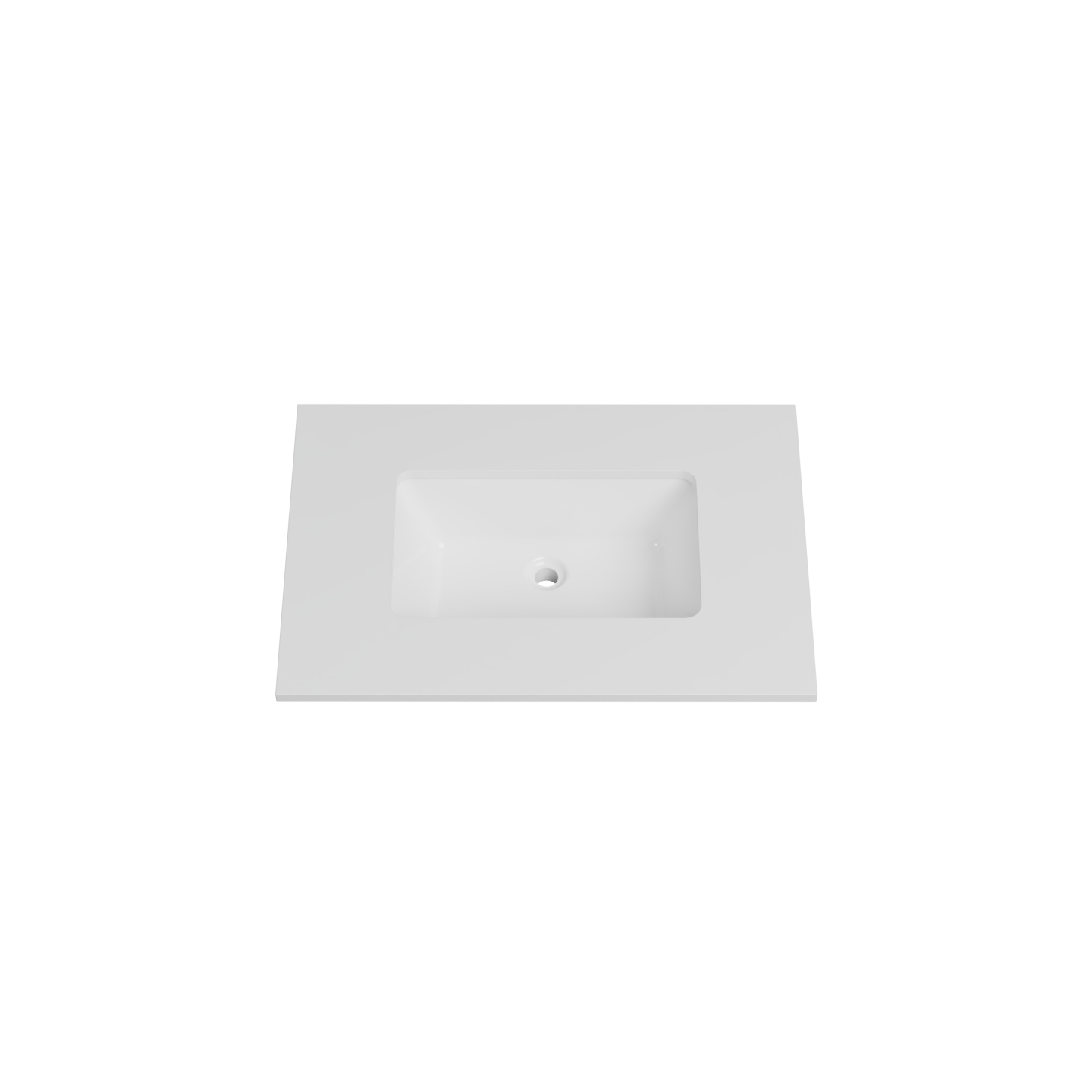 Timberline TP-SSU-31-22-C 31 Inch Solid Surface Top with Undermount ...