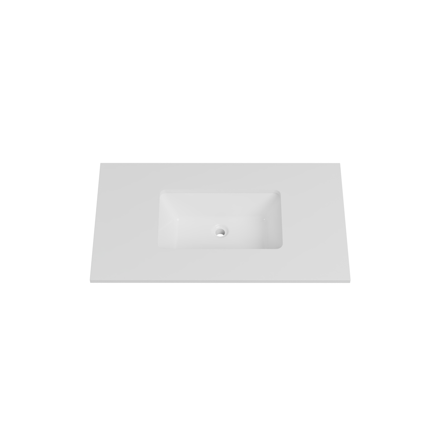 Timberline TP-SSU-37-22-C 37 Inch Solid Surface Top with Undermount ...