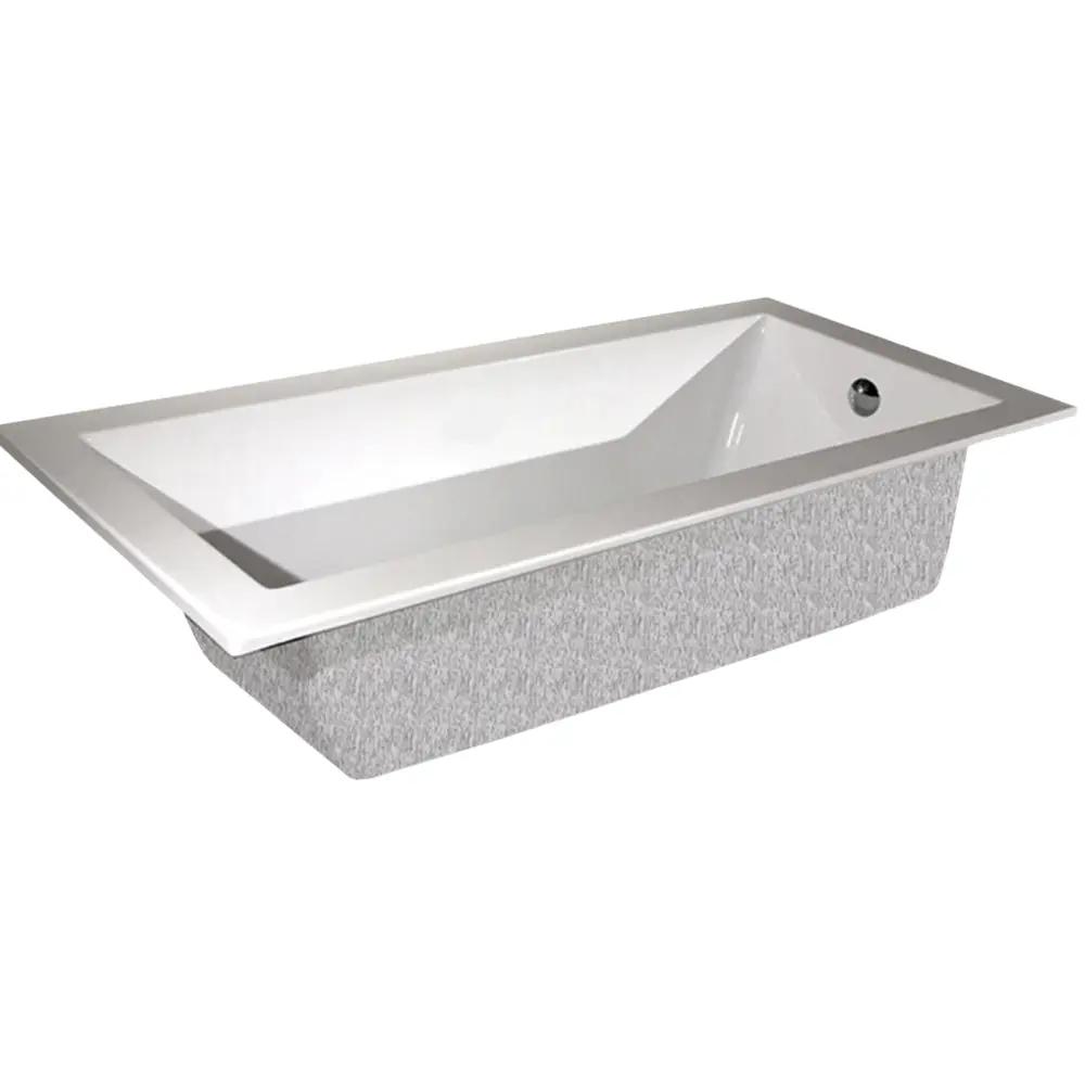 Lacava TUB02-001 Piazza 66" Under-Counter or Self-Rimming Soaking ...