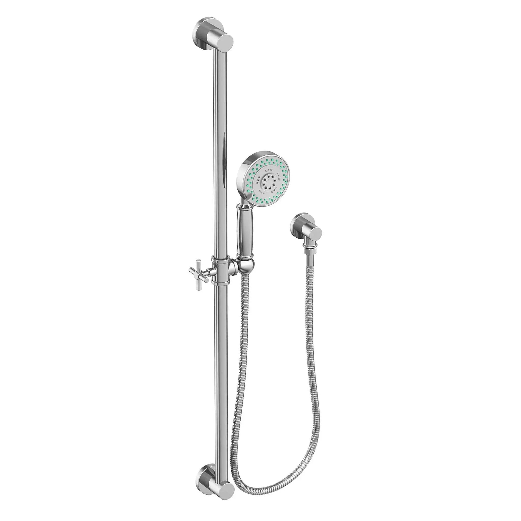 Newport Brass 280F Tub & Shower Slide Bar with Multifunction Hand ...